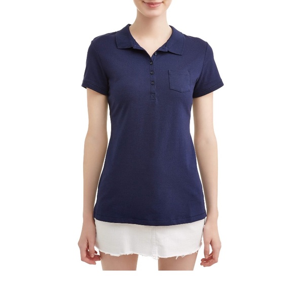 Tops | Nobo Blue Polo Shirt | Poshmark